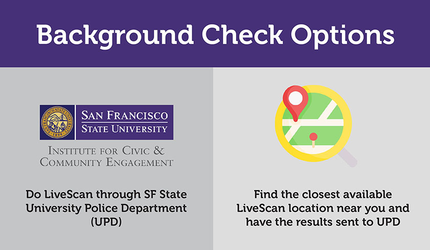 Steps to Complete Background Check | Institute for Civic and Community Engagement (ICCE)